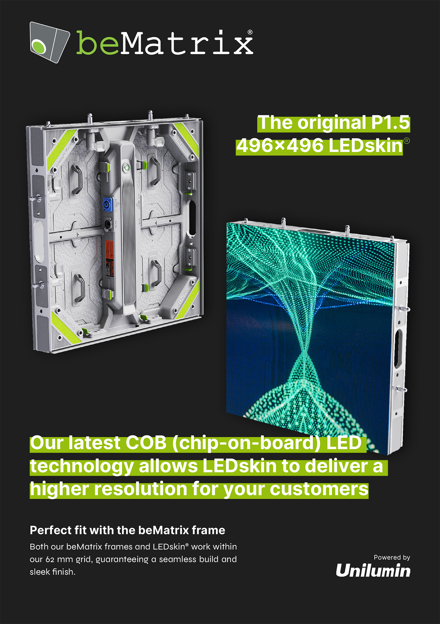 Animation and motion with LEDskin®